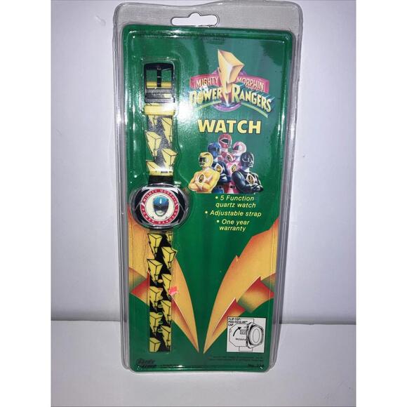 Toys | Vintage Mighty Morphin Power Ranger Watch Blue Ranger 1993 New ...